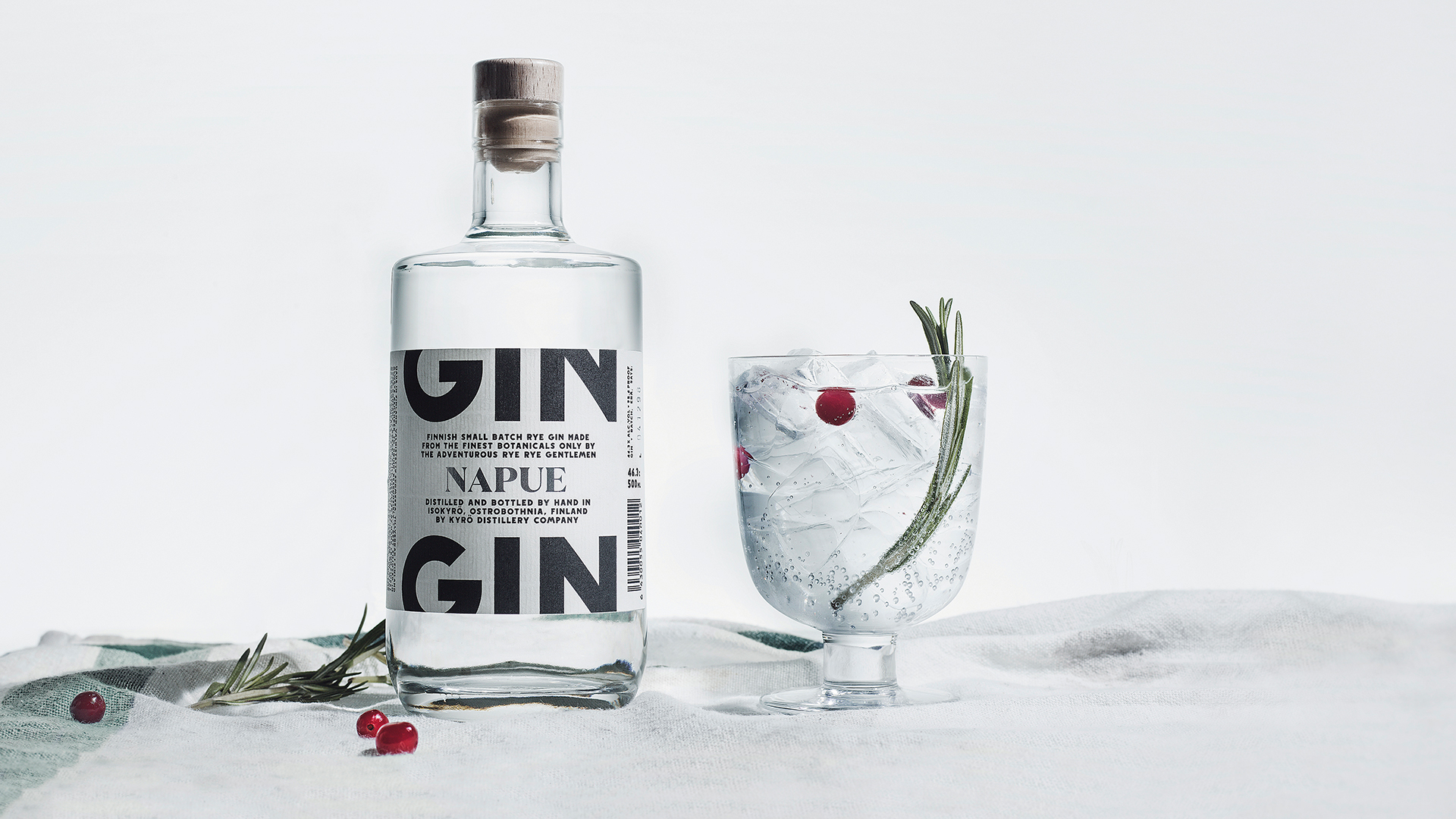 Napue Gin: Elegant package and label with a timeless design | UPM ...